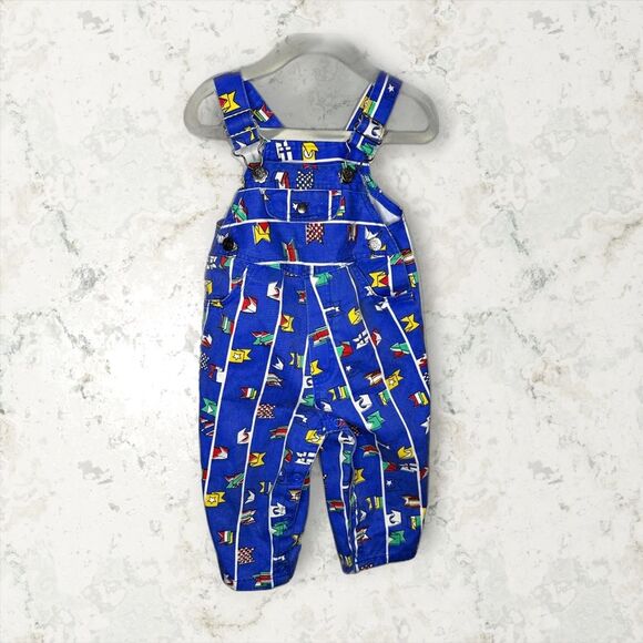 Sears | Bottoms | Vintage Sears Winnie The Pooh Flag Overalls | Poshmark